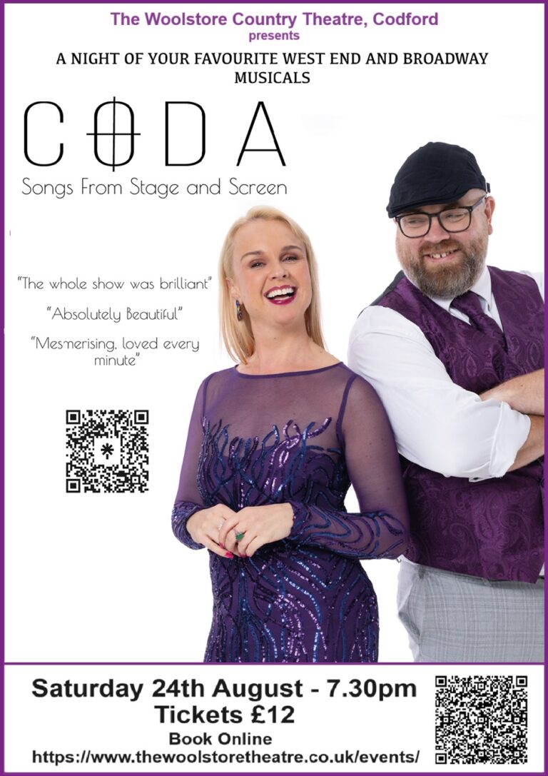 CODA – Sat 24th Aug - The Woolstore Theatre